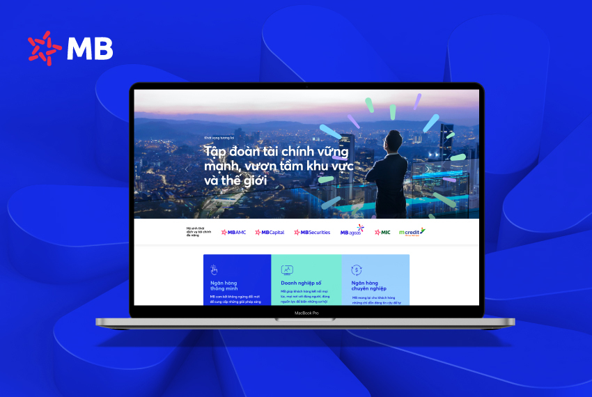 Tái định hình website Ngân hàng TMCP Quân đội - MBBank | Beau Agency ...