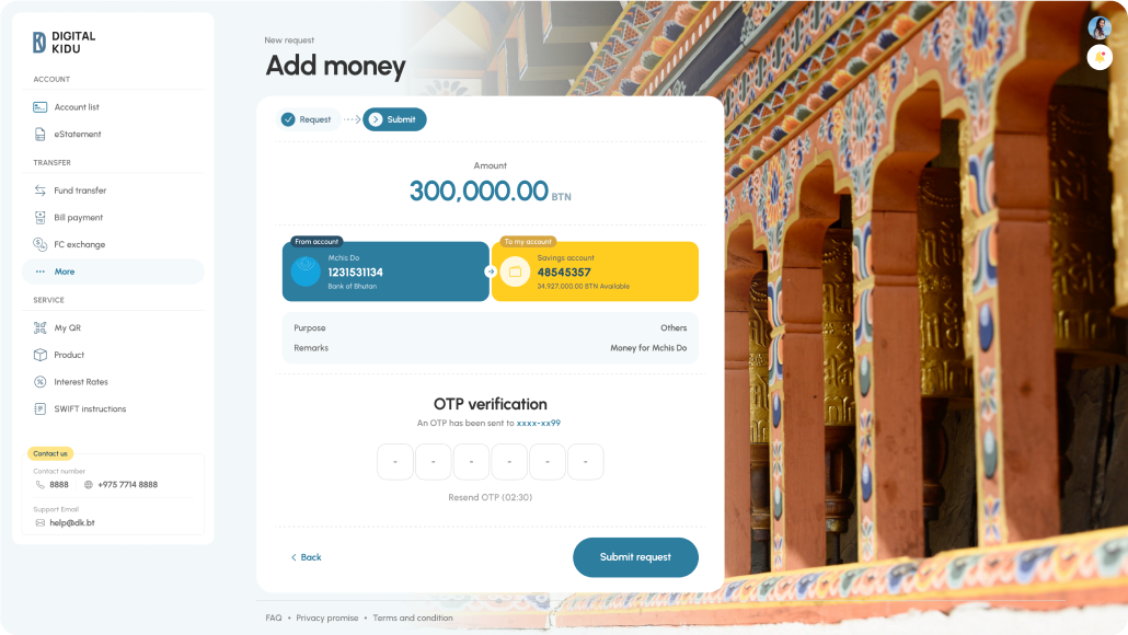DK Bhutan Banking App & Internet Digital Banking Case Study | Beau ...