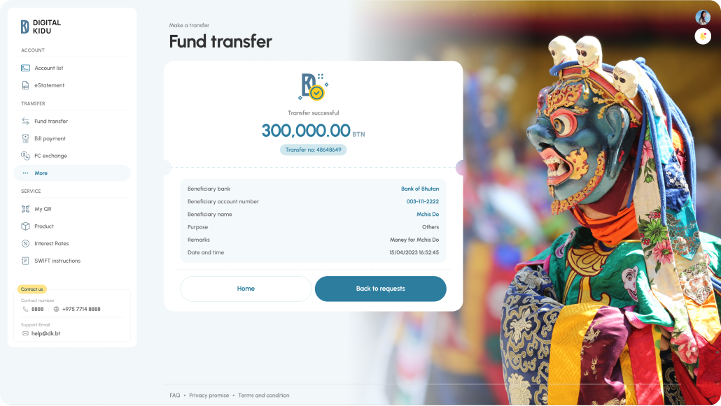 DK Bhutan Banking App & Internet Digital Banking Case Study | Beau ...