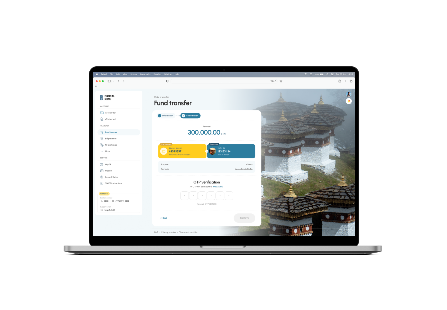 DK Bhutan Banking App & Internet Digital Banking Case Study | Beau ...